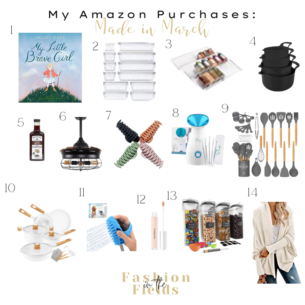 My Amazon Prime Purchases Made in March - Fashion in the Fields